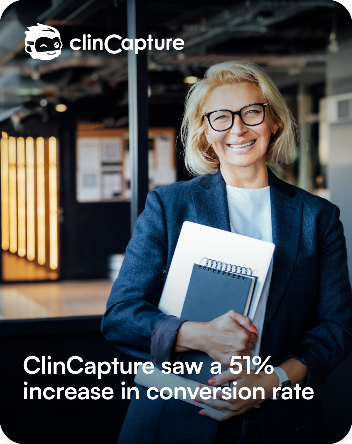 ClinCapture saw a 25% decrease in cost per conversion and a 51% increase in conversion rate - Linear