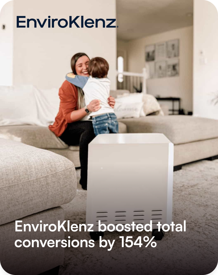 EnviroKlenz boosted total conversions by 154% while cutting cost per conversion by 66% - Linear