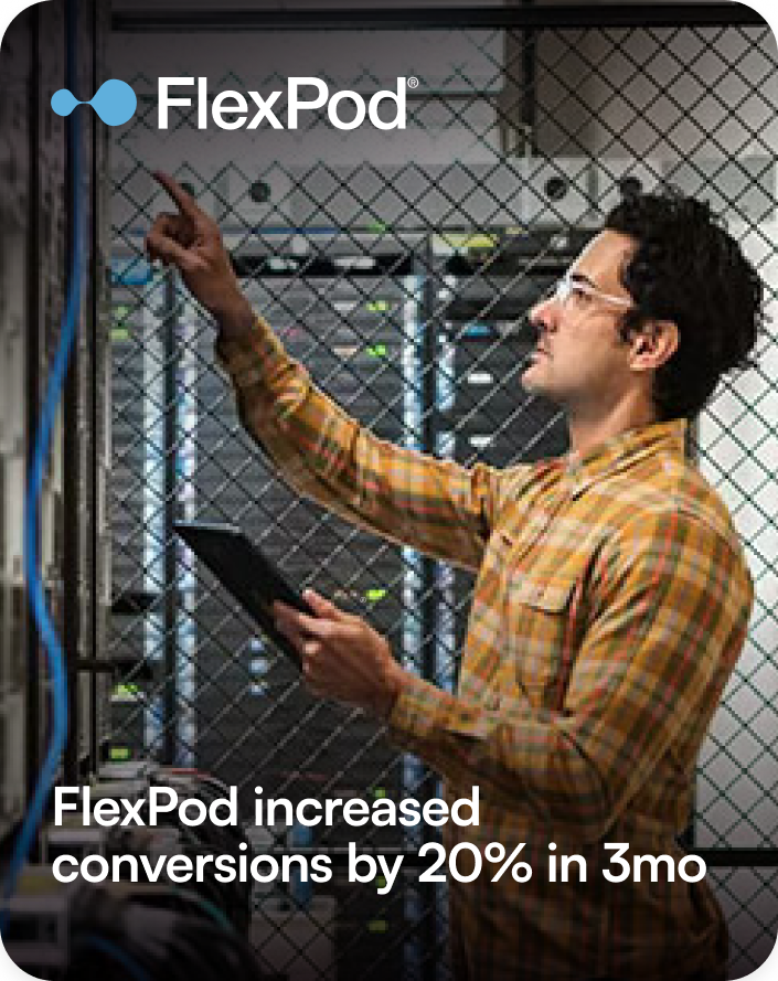 Flexpod grew total conversions by 20% while lowering cost per conversion by 7% - Linear