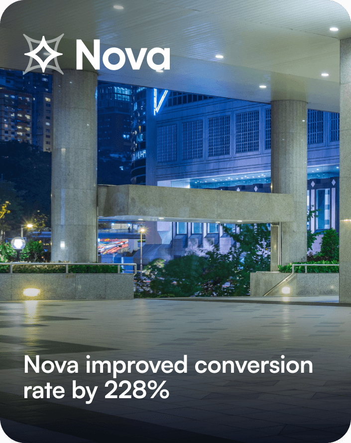 Nova lowered cost per conversion by 62% and improved conversion rate by ...