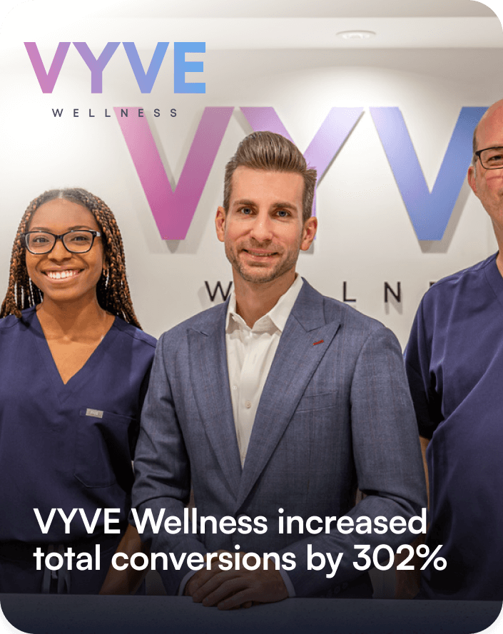 VYVE Wellness achieved a 65% decrease in cost per conversion and a 302% increase in total ...